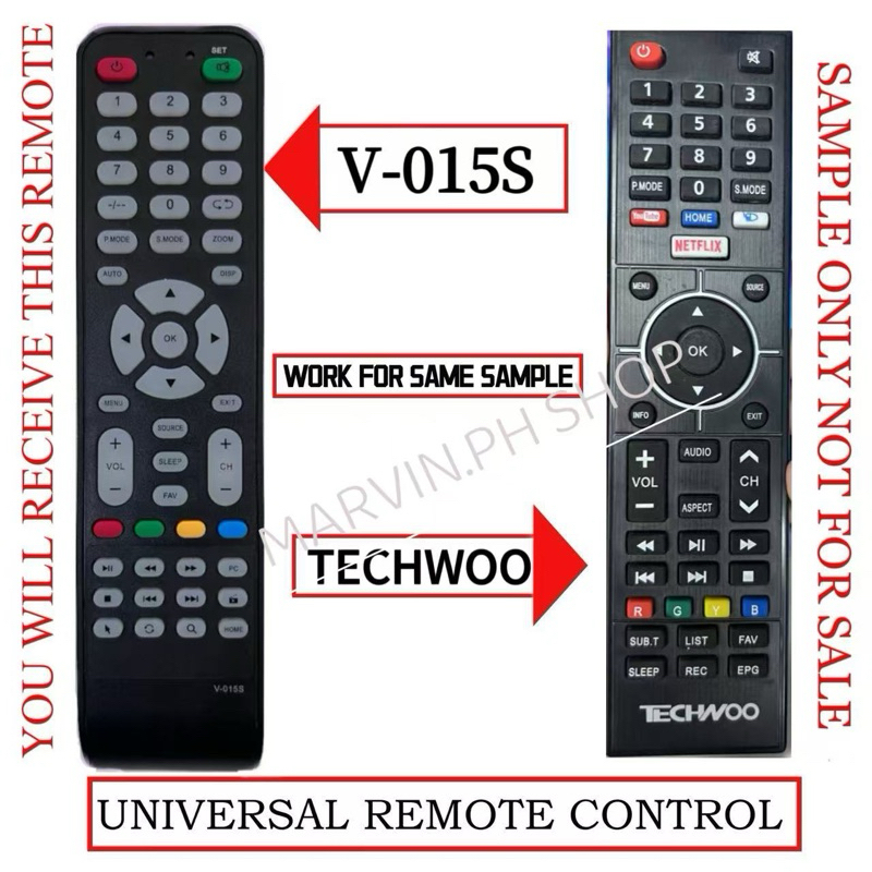 rEAdy to use Universal Remote Control for TECHWOO-TV-Remote Replacement ...