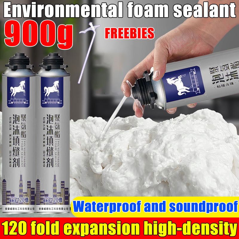 Polyurethane Foam Foam Spray 900g Fills Cracks And Joints, Gaps Around Pipes, Vents Spray ...