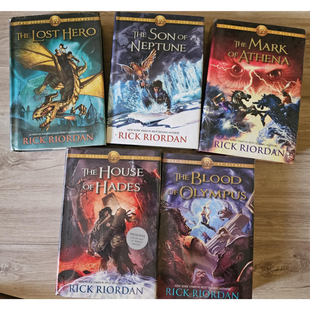 [Hardcover First Edition] The Heroes of Olympus by Rick Riordan - Lost ...