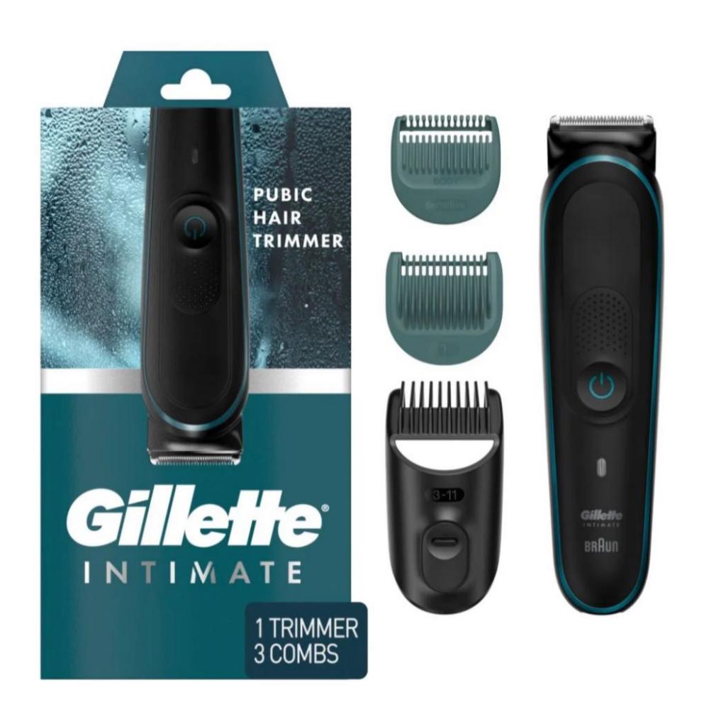 Gillette Intimate Men’s Manscape Pubic Hair Trimmer, SkinFirst Ball ...