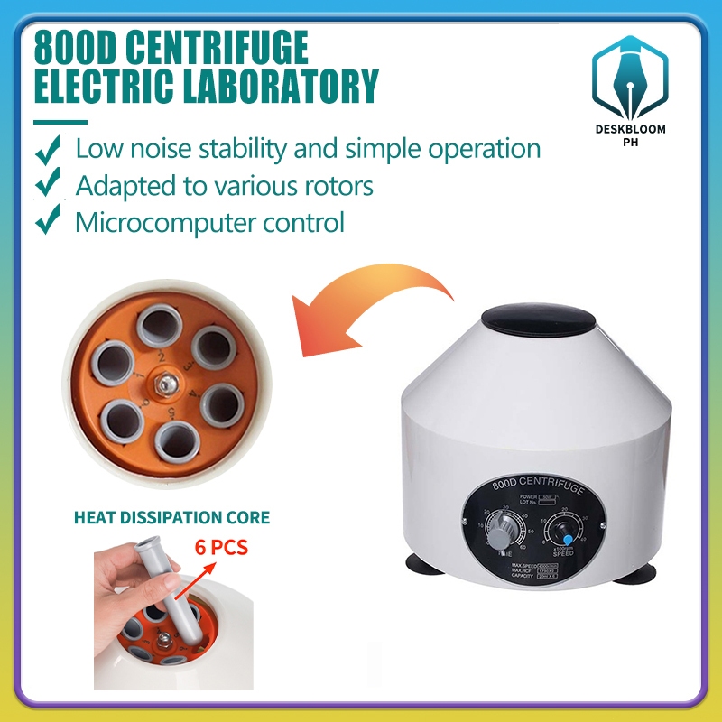800D Centrifuge Electric Laboratory Medical Practice Lab Liquid ...