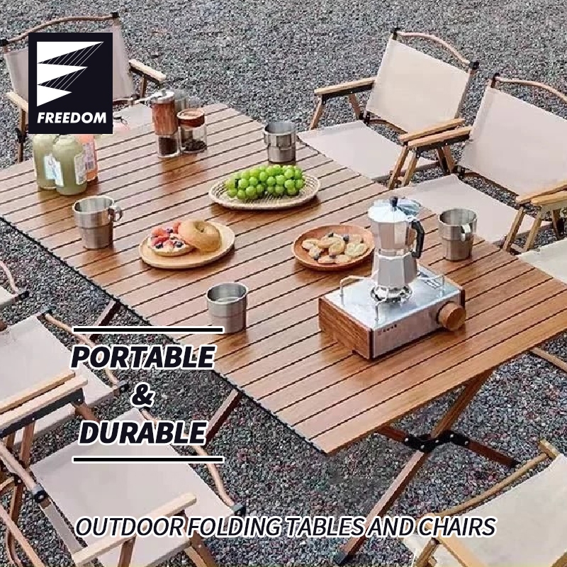Outdoor Folding Table Camping Table Egg Roll Table Portable Barbecue ...