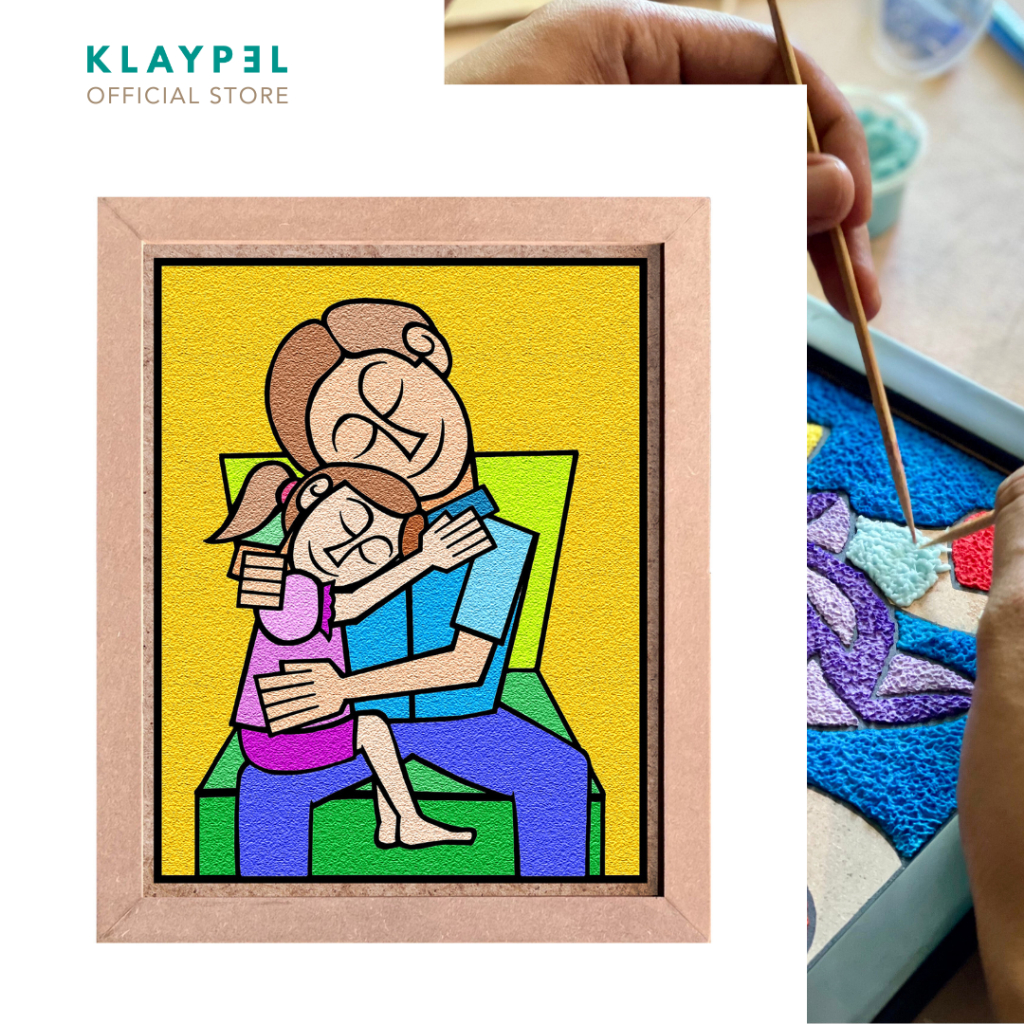 Father and Daughter | Klaypel Master Kit | DIY Arts & Crafts | Large ...