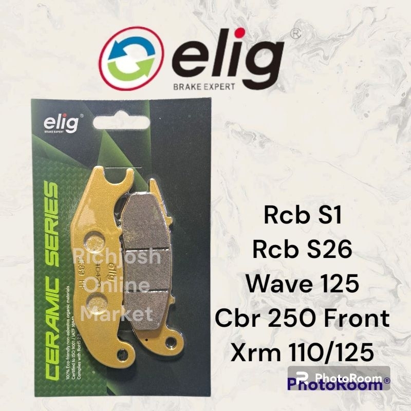 ELIG RCB S1 S26 SERIES / WAVE 125 / CBR 250 FRT / XRM 110/125 CERAMIC ...