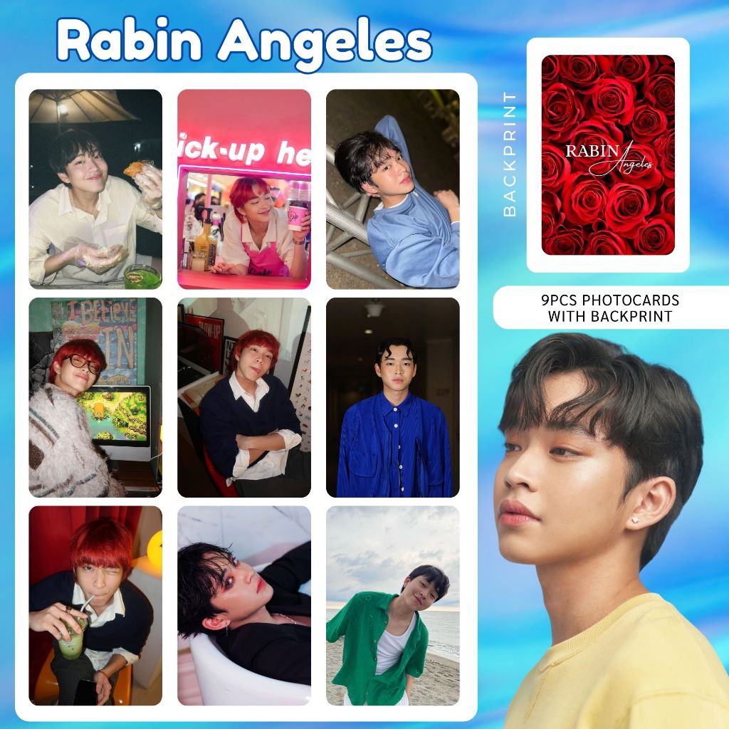 Rabin Angeles Photocards With Backprint and Stickers Ang Mutya ng ...