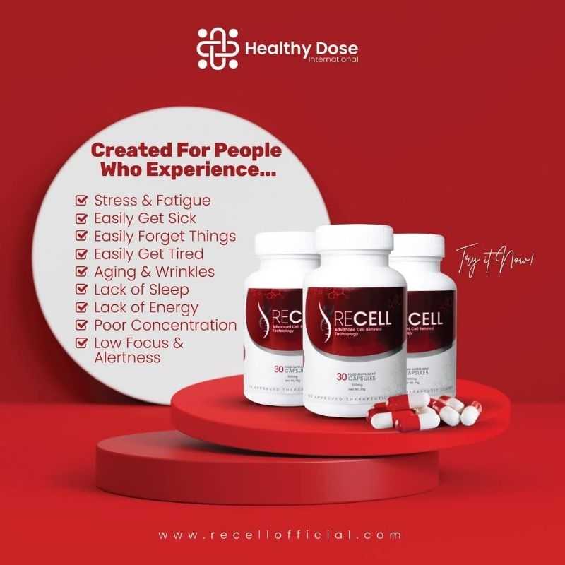 LEGIT RECELL ORGANIC STEMCELL 30 CAPSULE (BEFORE: 3,999) | Shopee ...