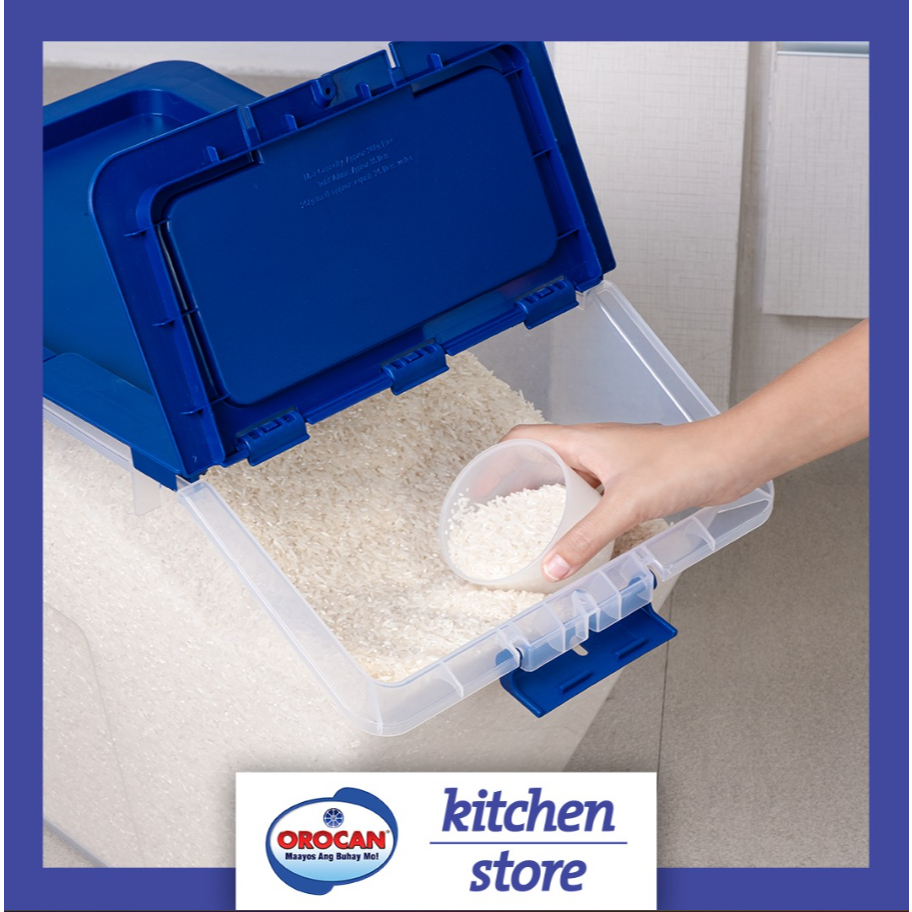 OROCAN Store Kitchen Food Storage Cereal/Rice Cucina Uno 12 and 28KG ...