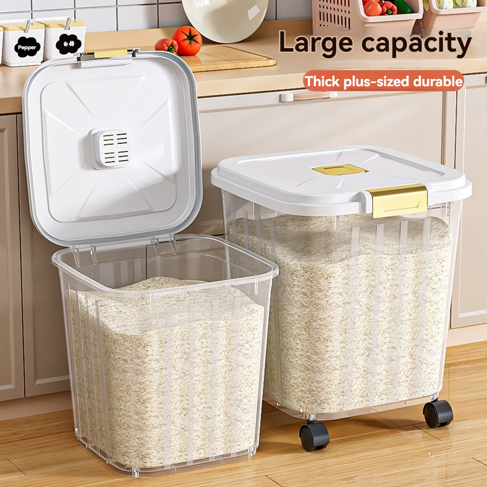 25Kg Rice dispenser rice box storage with cup Food storage container ...