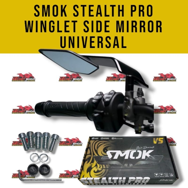 SMOK STEALTH PRO WINGLET SIDE MIRROR UNIVERSAL | Shopee Philippines