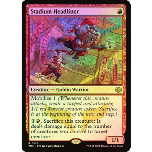 Stadium Headliner (foil) - TDM - Rare - MTG Cards (WotC) | Shopee ...
