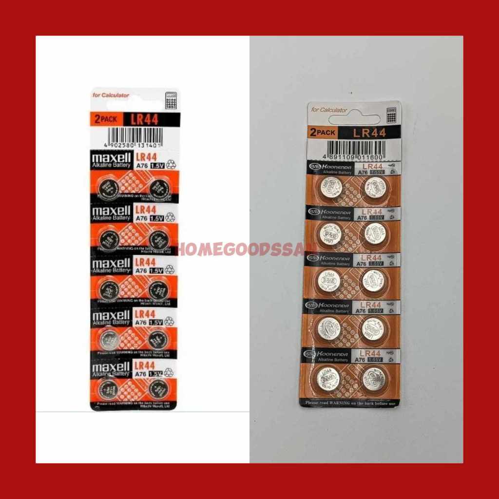 homegoodssan AG13 LR44 SR44 1.55V Alkaline Button Cell Battery For ...
