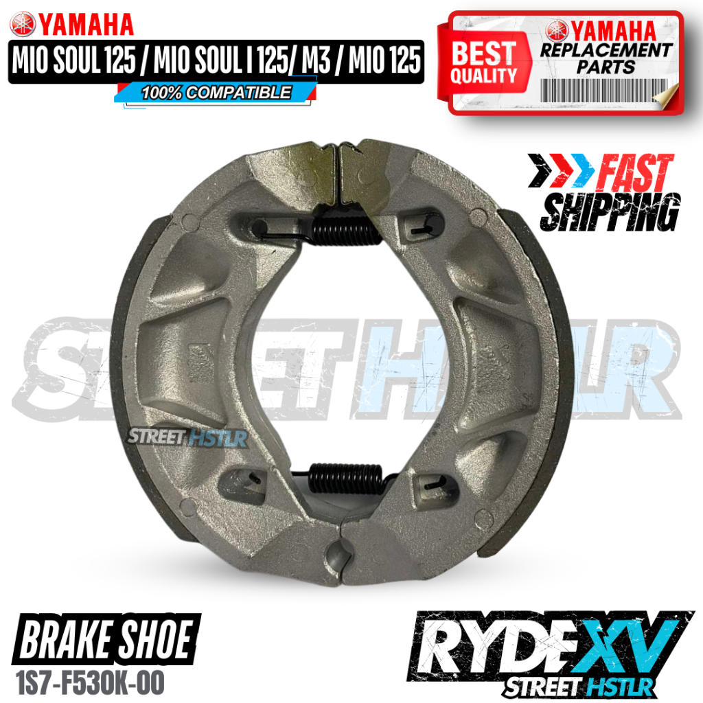 BRAKE SHOE Yamaha Mio Soul, Soul i / Mio Sporty, Amore, M3/ Mx, Mxi ...