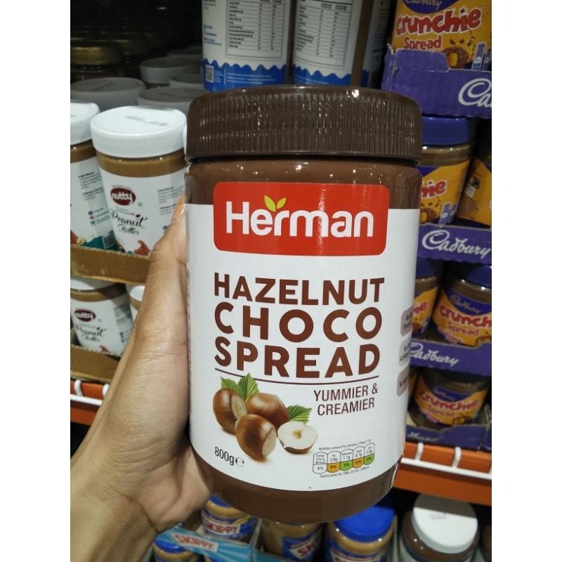 Herman Hazelnut Choco Spread 800g | Shopee Philippines