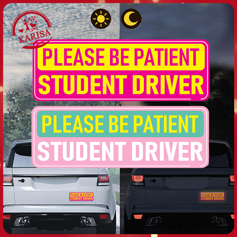 Magnetic New Driver Sticker Student Driver Reflective Sign Reusable ...