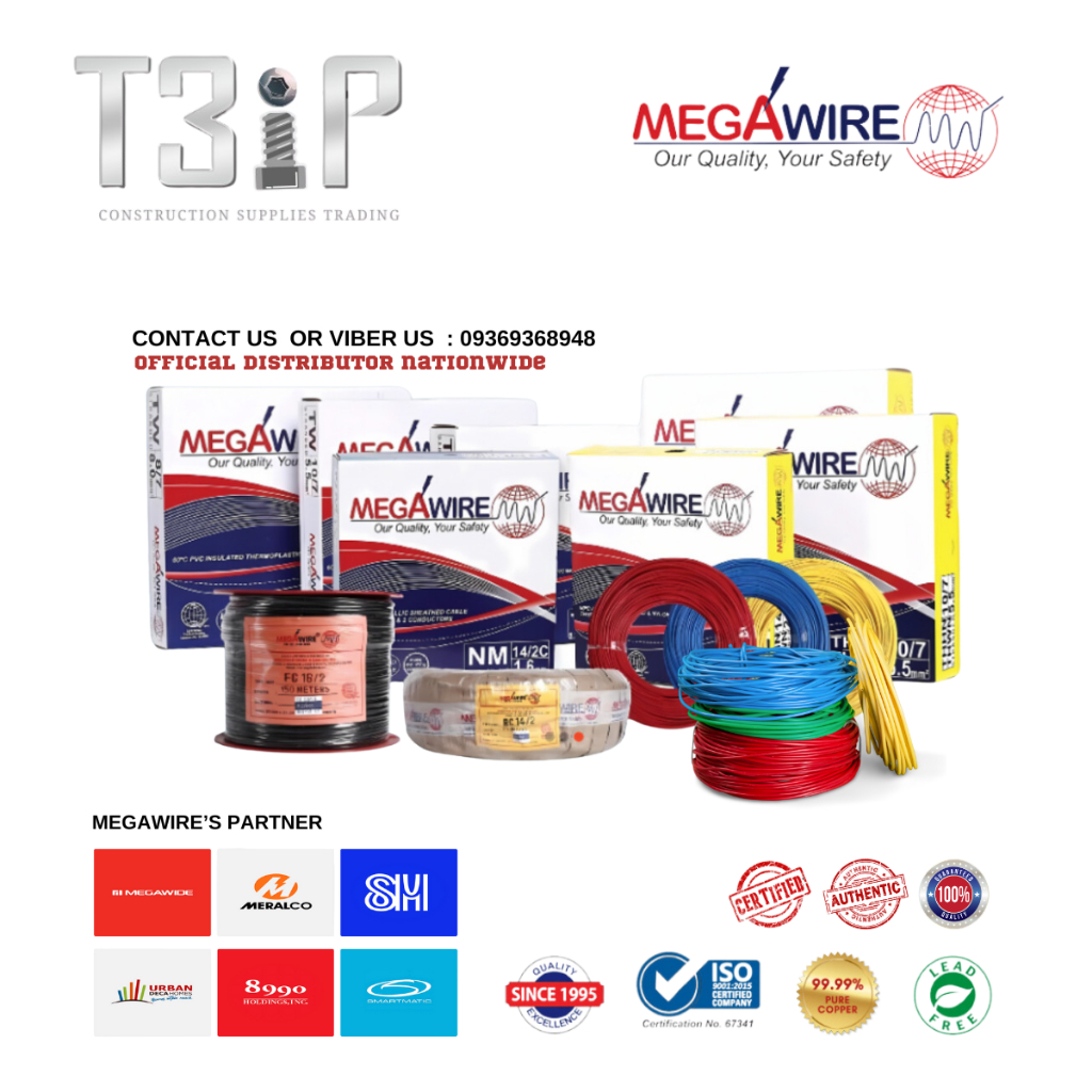 Megawire THHN CABLE WIRE 150m/box (3.5MM-30MM/ #4-#10) | Shopee Philippines