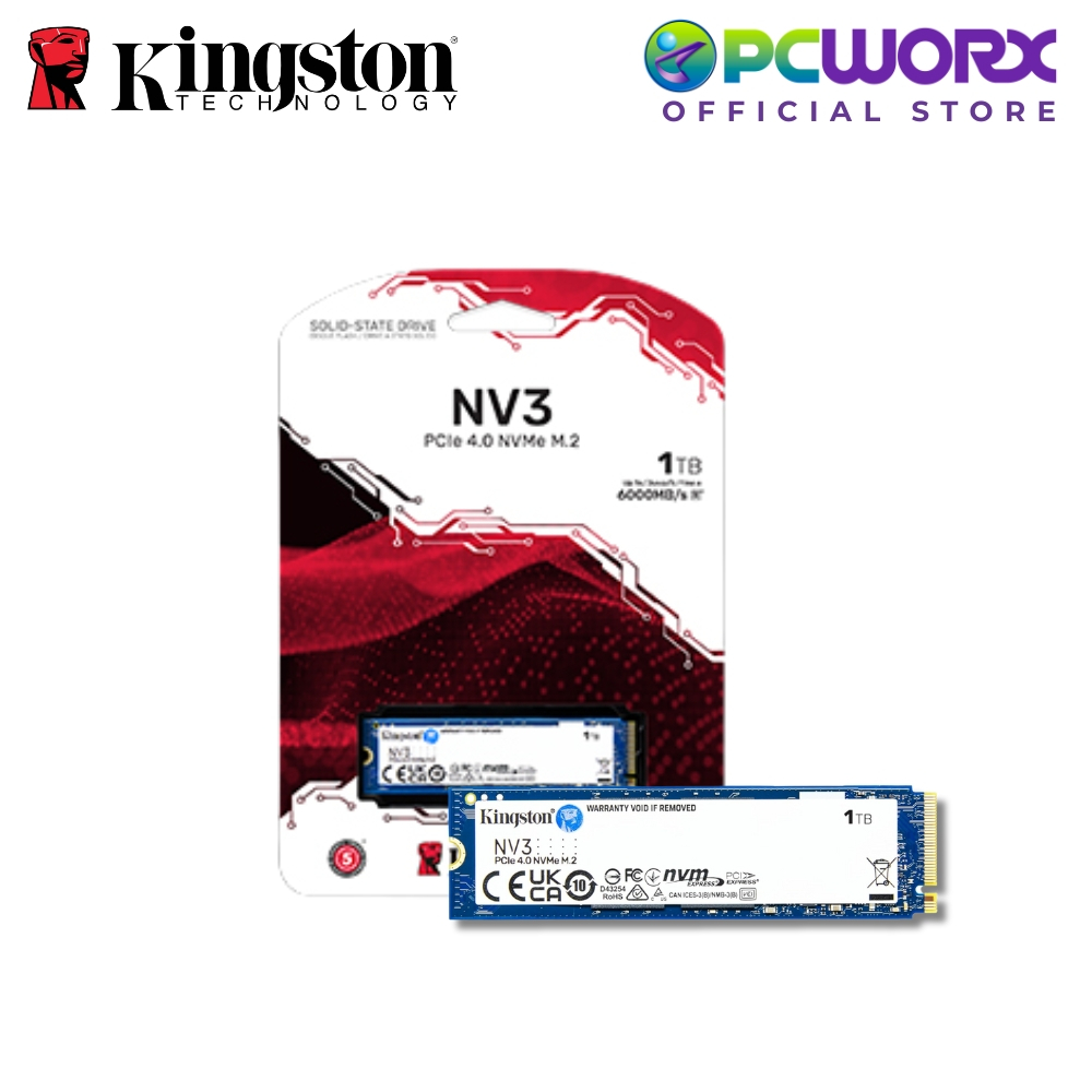 Kingston NV3 500GB | 1TB M.2 2280 PCIe 4.0x4 NVMe Internal SSD Solid State Drive | Shopee ...