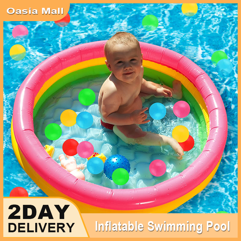 Oasia Portable Thickened Big Inflatable Swimming Pool For Kids/Adult ...