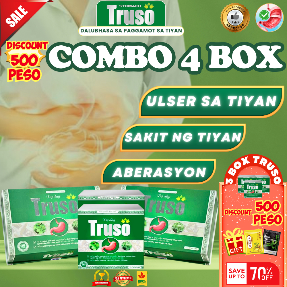 Combo 4 Box Truso Mabilis na Nagpapabuti ng Mga Isyu sa Tiyan Gaya ng ...