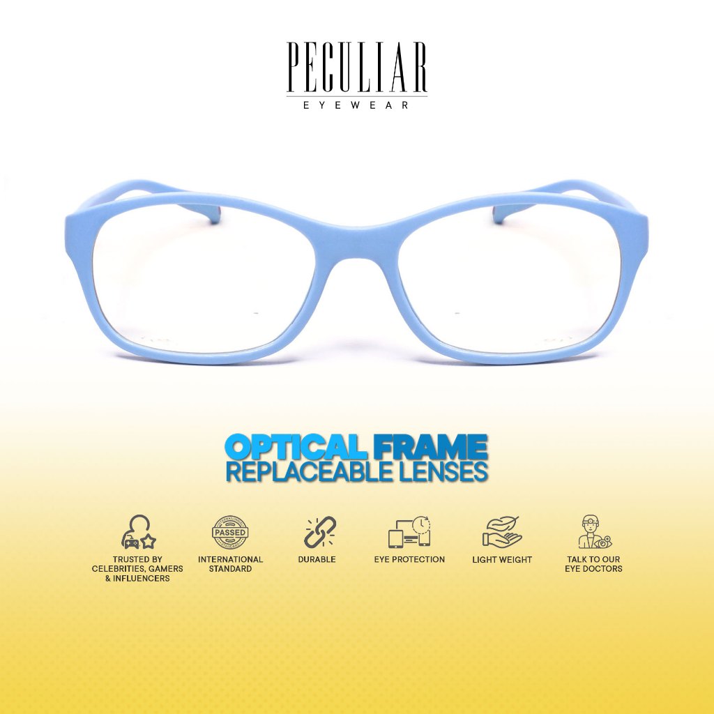 Peculiar Eyewear TAYLOR Kids Square Optical Frame For Graded Lens ...