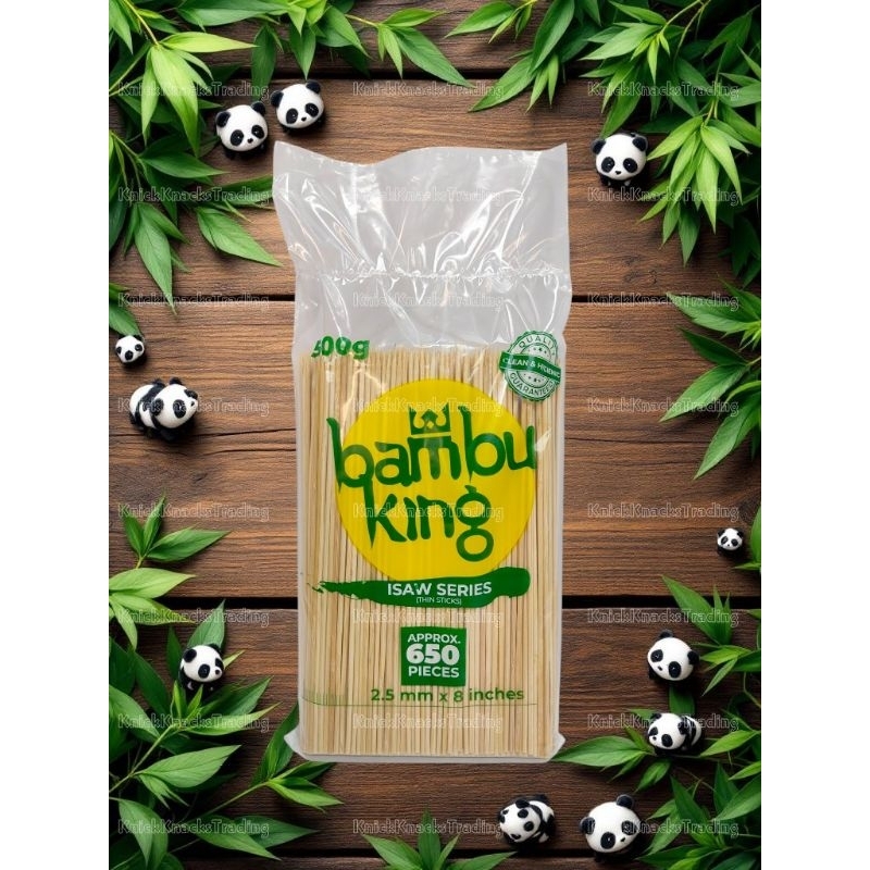 BAMBU KING 8INCHES 1/2KG BBQ STICK. | Shopee Philippines