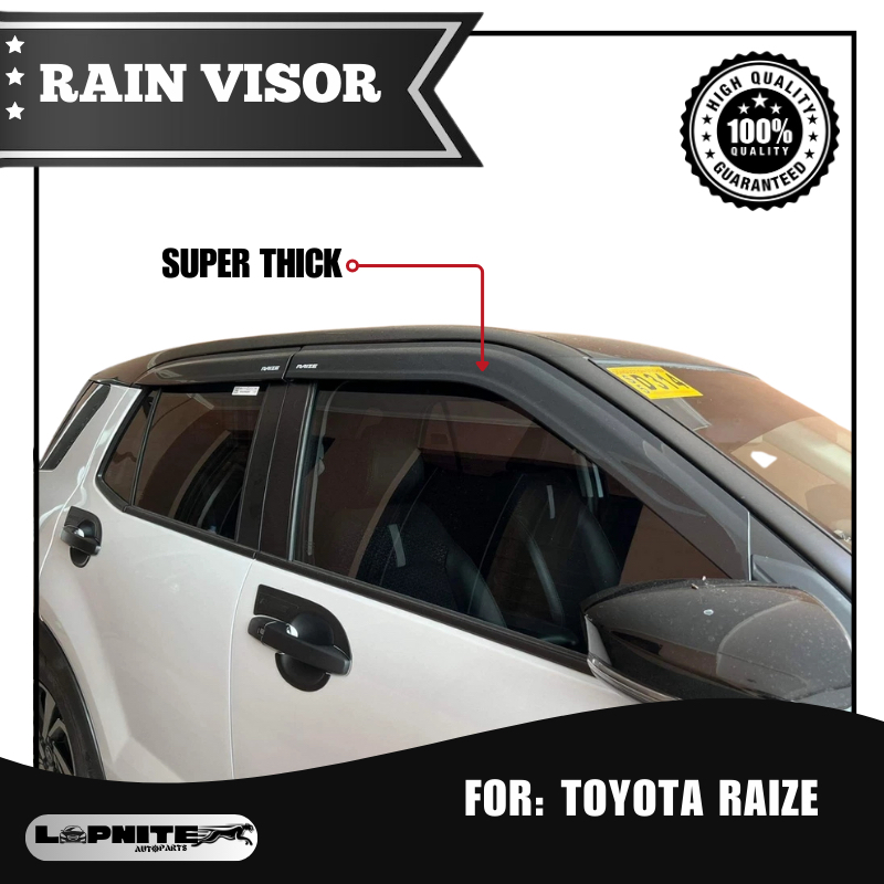 Rain Visor for Toyota Raize | Shopee Philippines