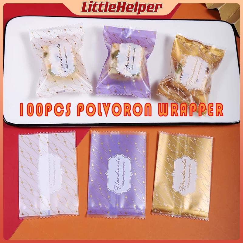 100Pcs Polvoron Wrapper Bag Candy Wrapper Packaging Bag Pastry Pastry ...