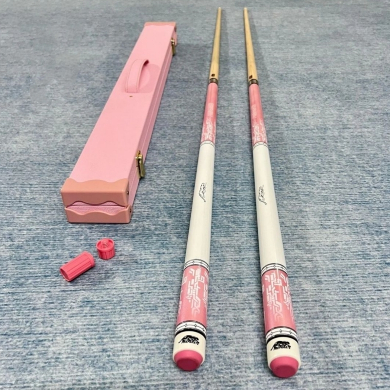 Pink Billiard Cue Stick Tako Billiard 13mm 1/2 Split Black Eight Stick ...