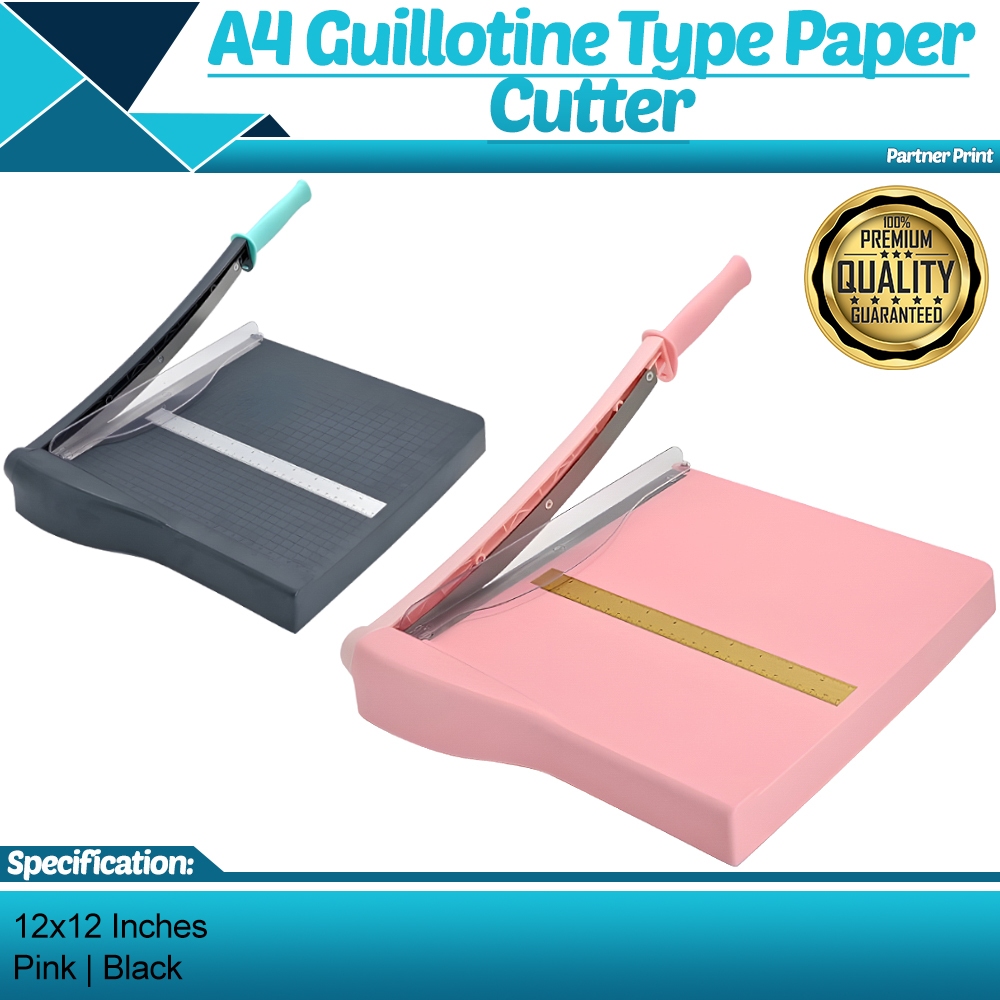 Paper Cutter 12inches Guillotine Type w/ Safety Guard Lock A4 Size ...