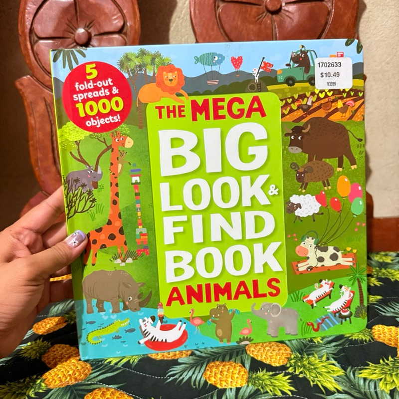 Onhand: The Mega Big Look & Find Book Animals (Hardcover) | Shopee ...