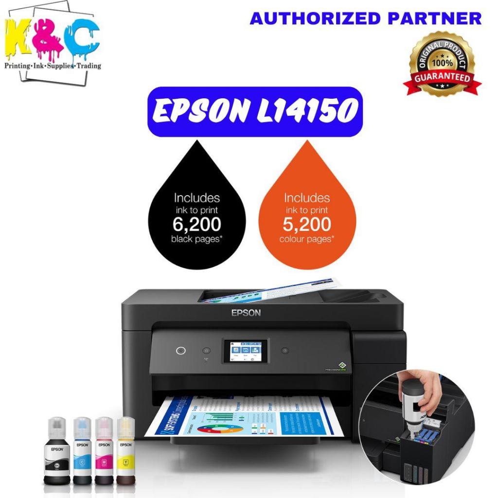 EPSON Eco-Tank L14150 A3+ size Wifi Duplex Wide Format All-In-One Ink ...