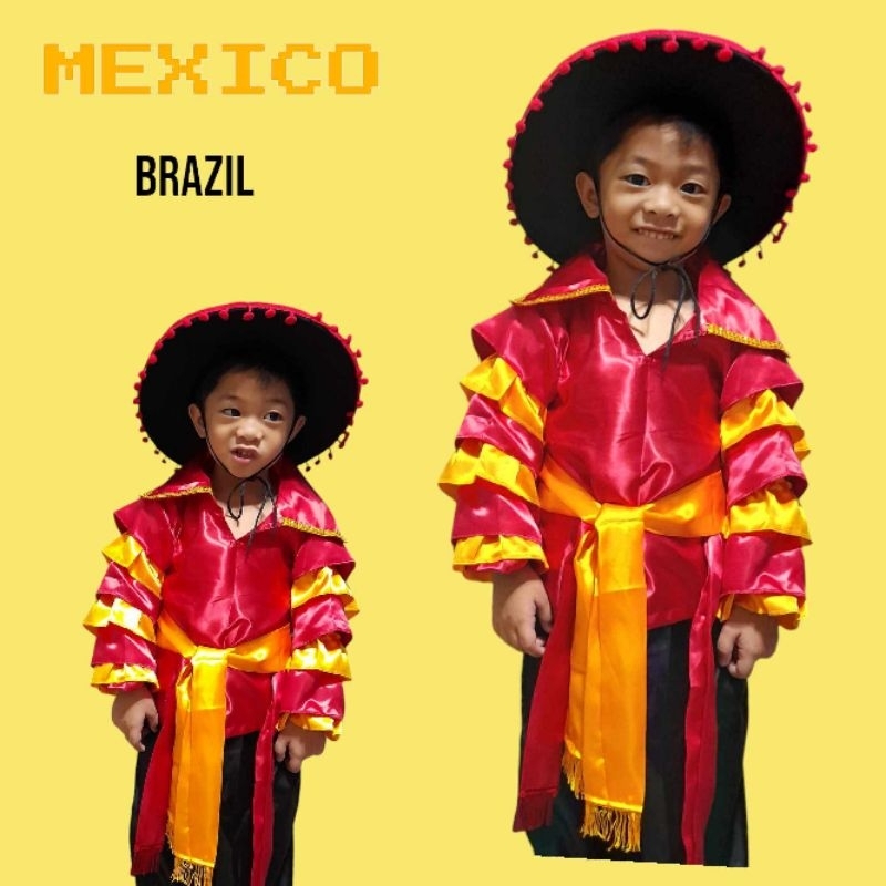 BRAZIL BOY UNITED NATION COSTUMES for kids | Shopee Philippines