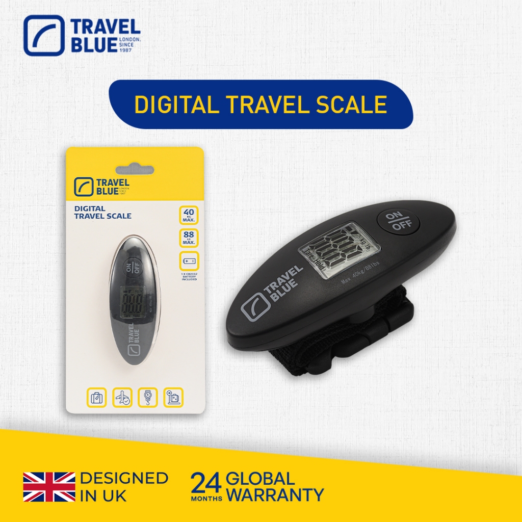 Travel Blue Digital Travel Scale | TB583 | Shopee Philippines