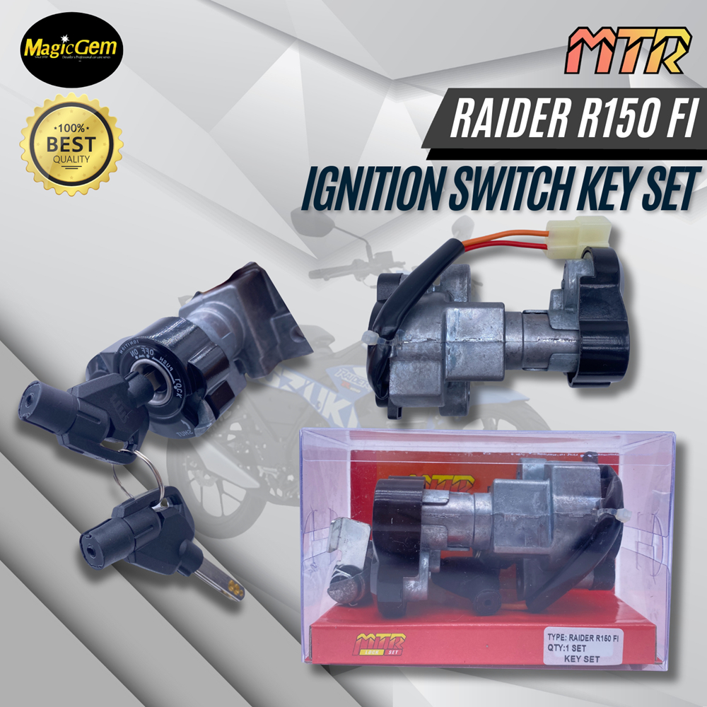 MG MTR IGNITION SWITCH FOR SUZUKI RAIDER R150 FI - ANTI THEFT ...
