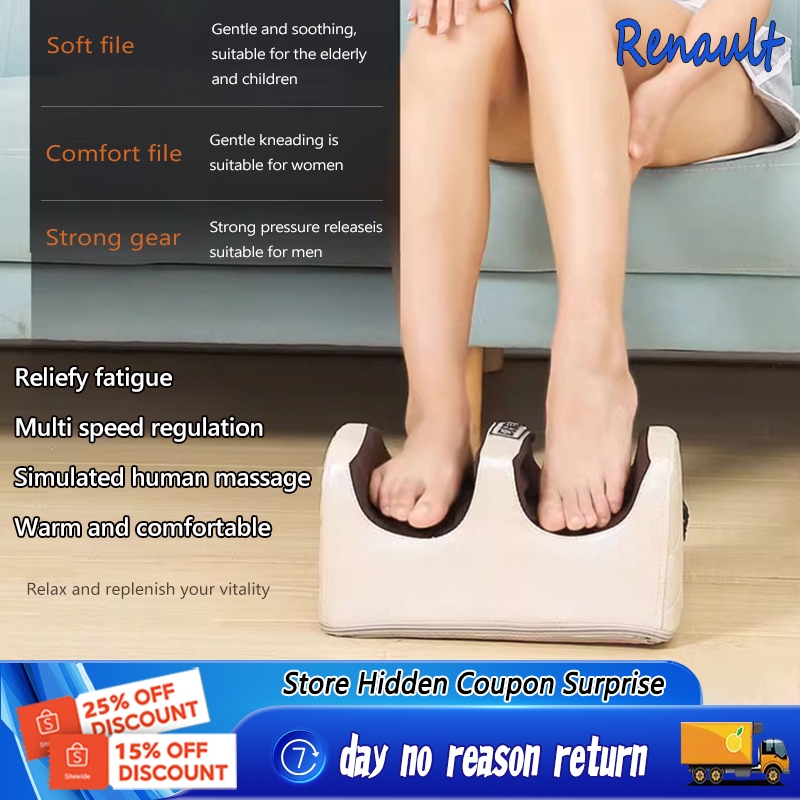 Automatic Foot Massager Remote Control Heating Leg Relax Massager Foot ...