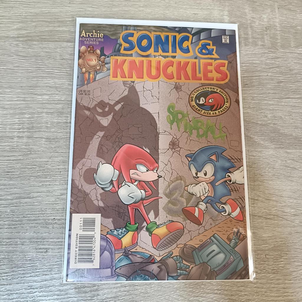 Sonic & Knuckles #1 - FN condition (Archie Comics 1995) | Shopee ...