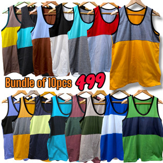 Bundle of 10pcs Sando Combi for Men, Smooth and Comfy Cotton Spandex ...