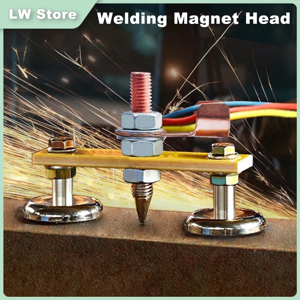 Welding Machine Magnetic Grounding wire Fixed Clamp Magnetic Welding ...