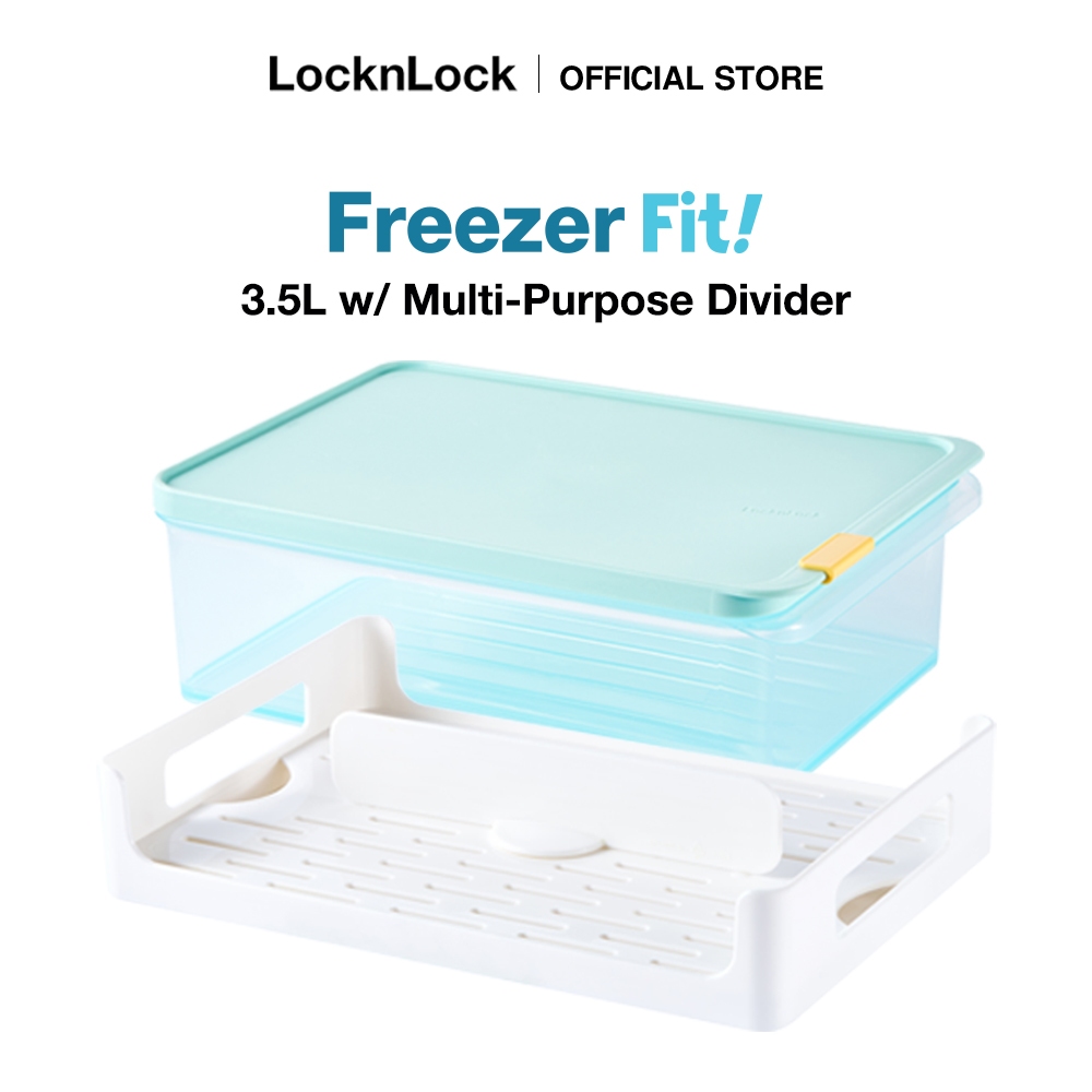 LocknLock Freezer Fit 3.5L with Multi-Purpose Divider | Freezer ...