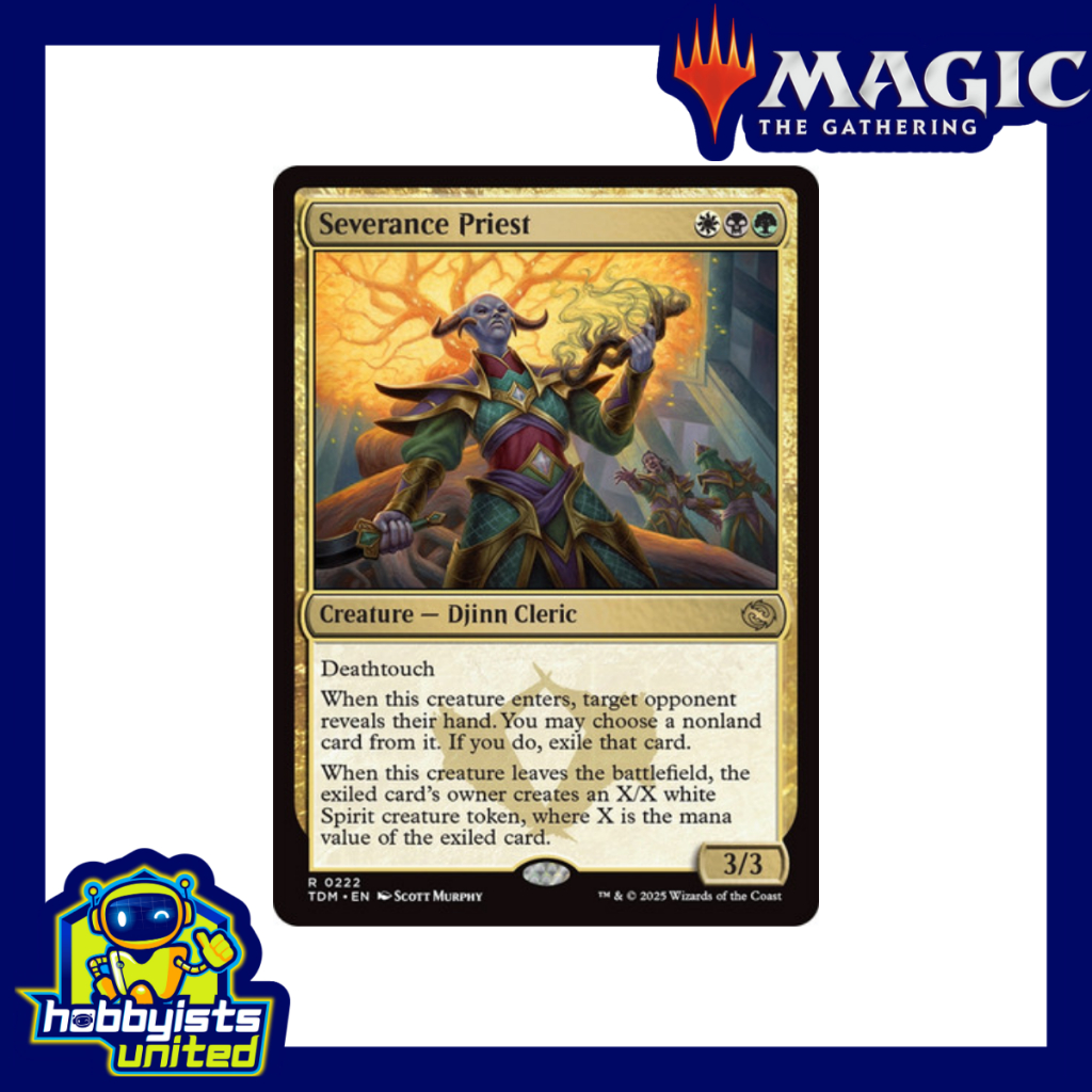 Severance Priest - Magic: The Gathering (Tarkir: Dragonstorm) | Shopee ...