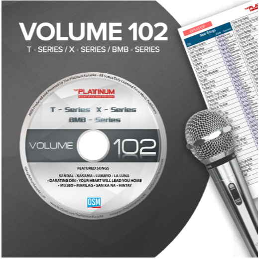 Platinum Updated CD with Songbook VOLUME 102 only for KAPITAN 2, T40 ...