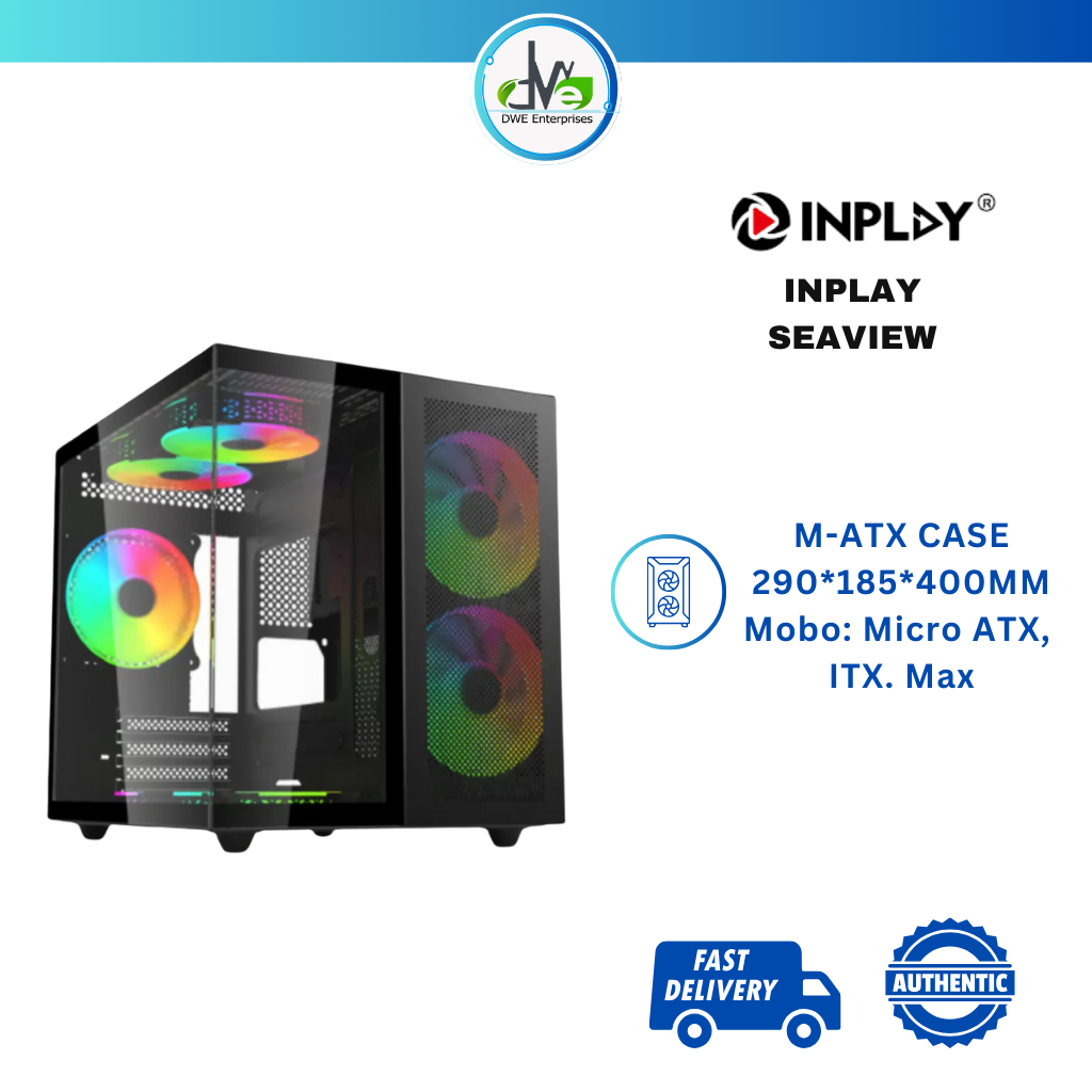 Inplay Seaview Pavilion Gaming Case Black | Shopee Philippines