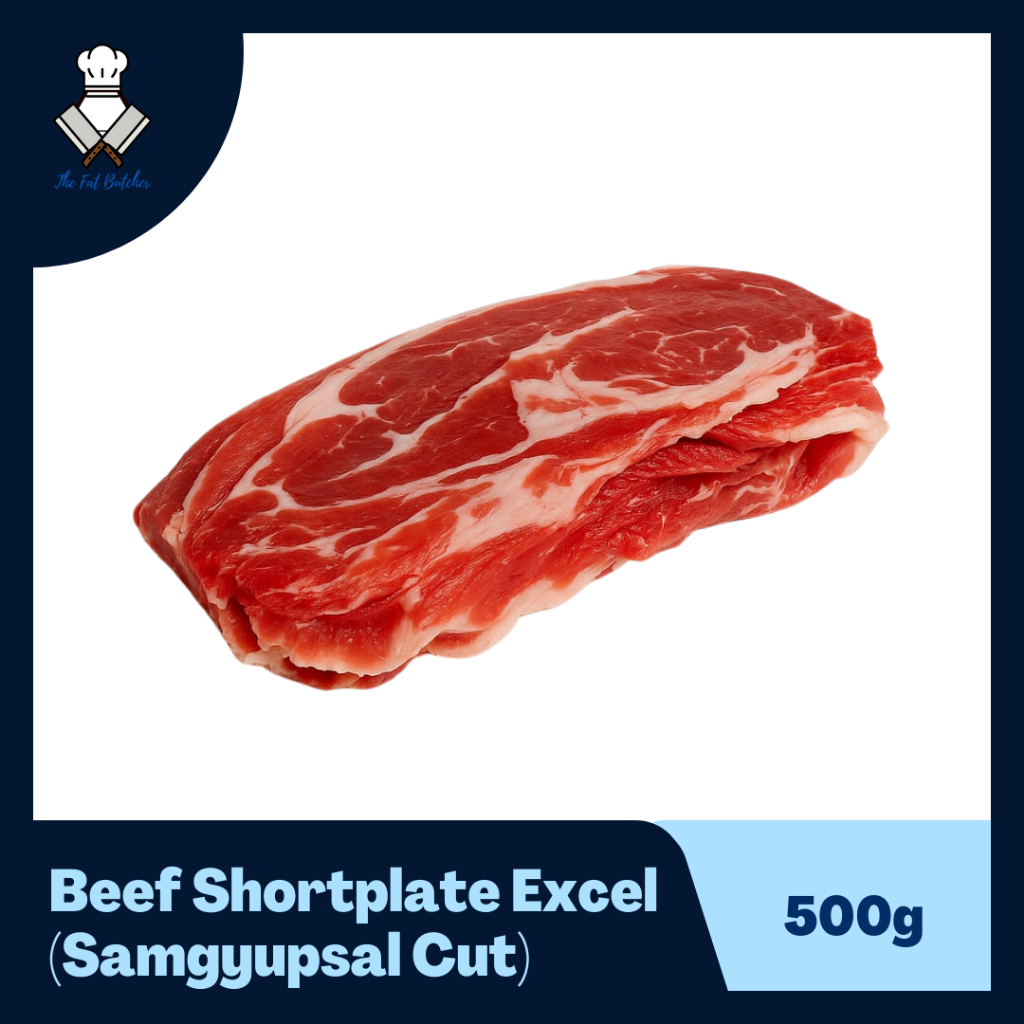 Beef Shortplate Excel (Samgyupsal Cut) (The Fat Butcher) | Shopee ...