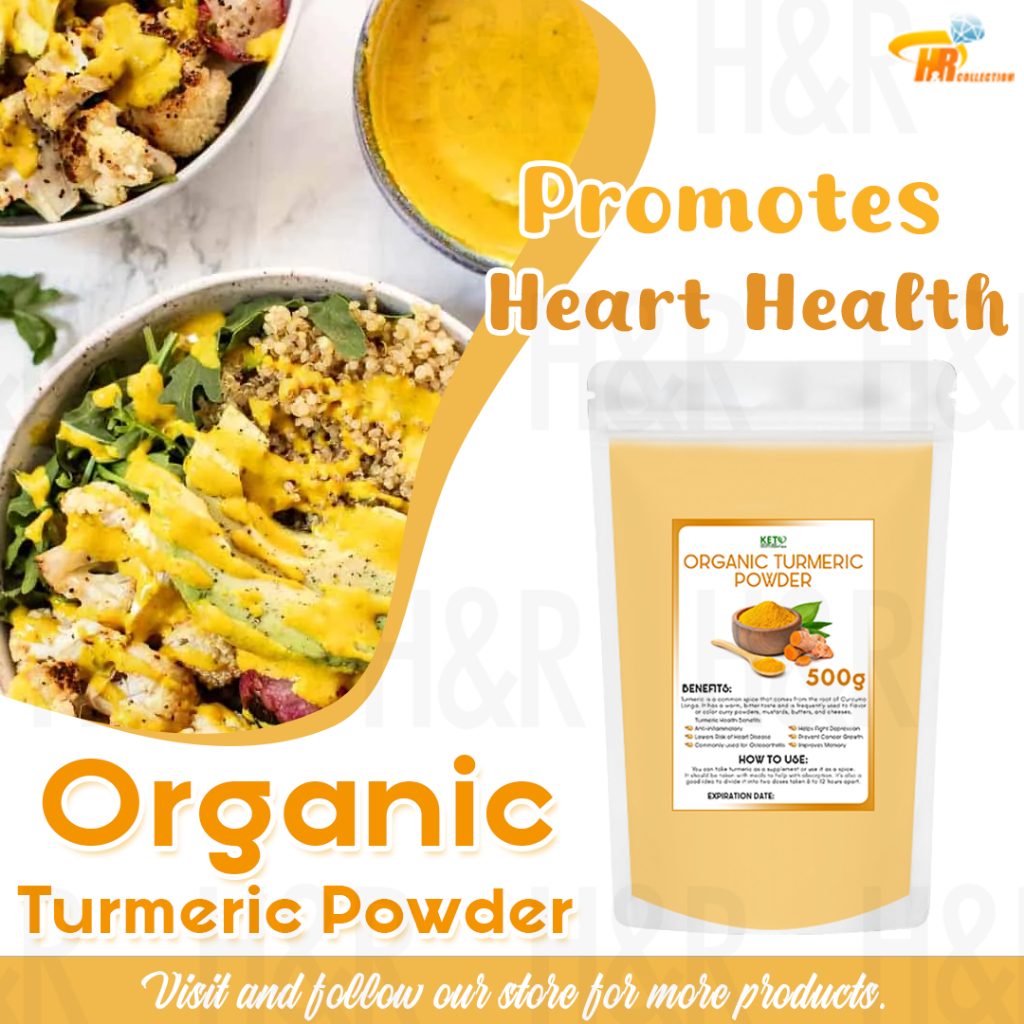 Organic Turmeric Powder 500g | Shopee Philippines