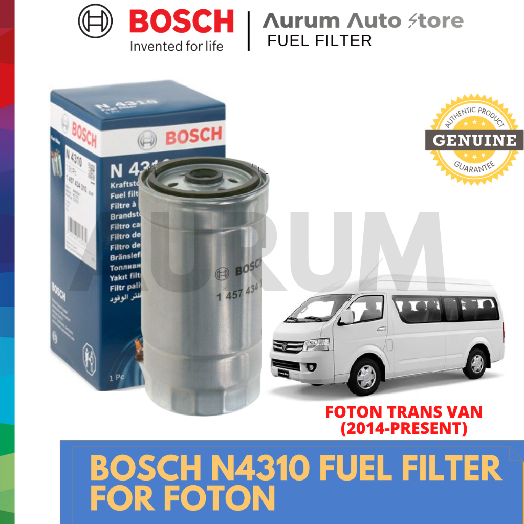 BOSCH FUEL FILTER N4310 (FC-2904/WK8541) FOR FOTON | Shopee Philippines