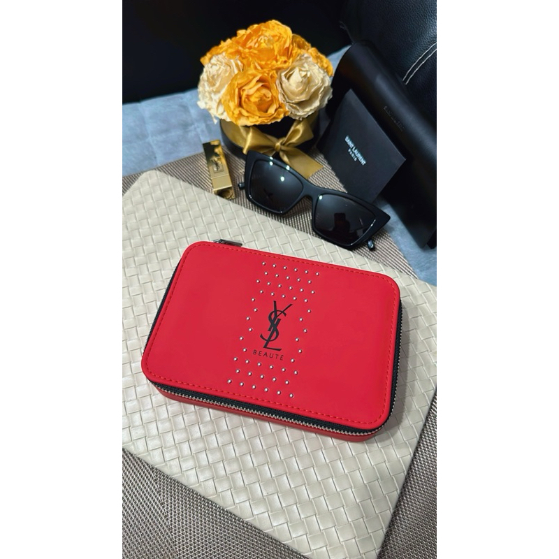 YSL STUDDED COSMETIC POUCH (BEauty ViP Gift) | Shopee Philippines