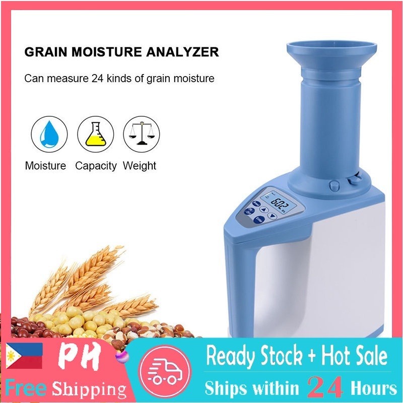 Grain Moisture Meter Humidity Analyzer Corn Rice Wheat Moisture Tester ...
