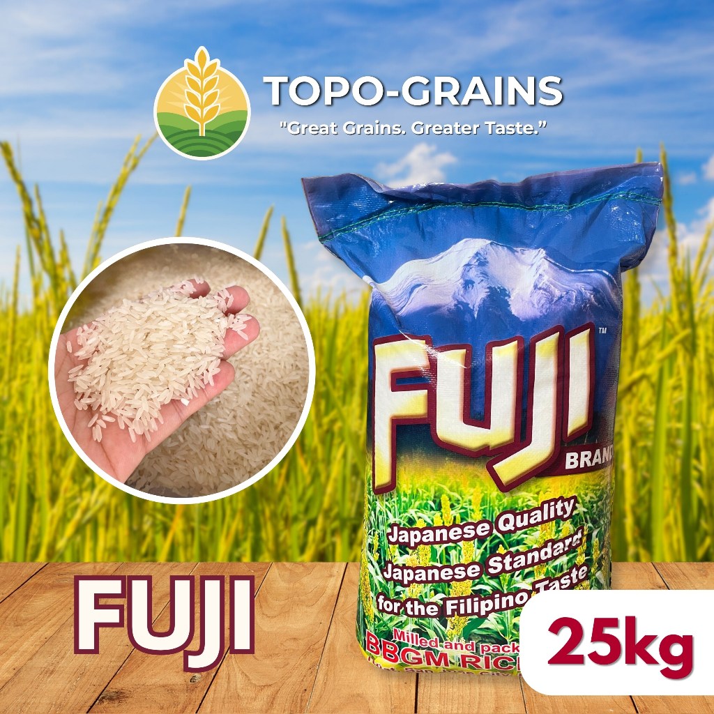 FUJI Japanese Quality Rice Bigas 25kg - Malagkit , Malambot , Masarap ...