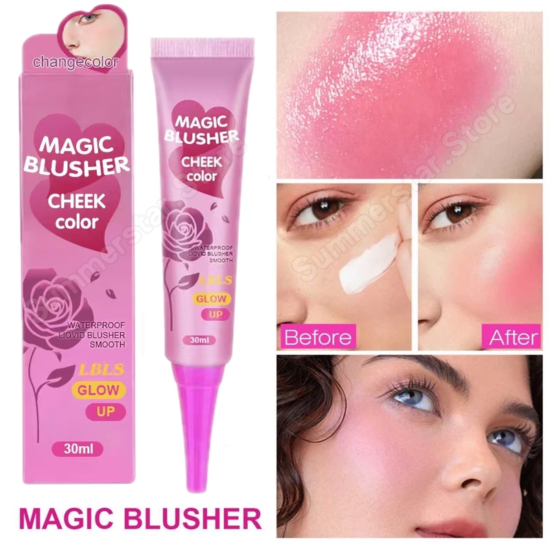 Magic blusher color changing liquid blush on waterproof long lasting ...