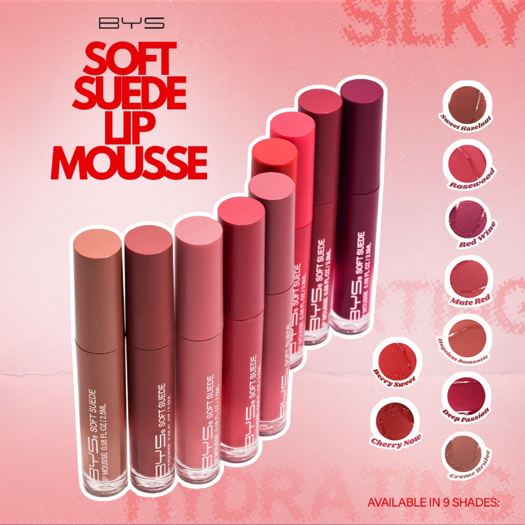 BYS Soft Suede Lip Mousse | Shopee Philippines