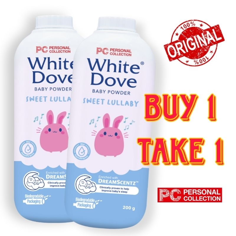 Personal Collection White Dove Baby Powder 200gram Buy 1 + Take 1 ...